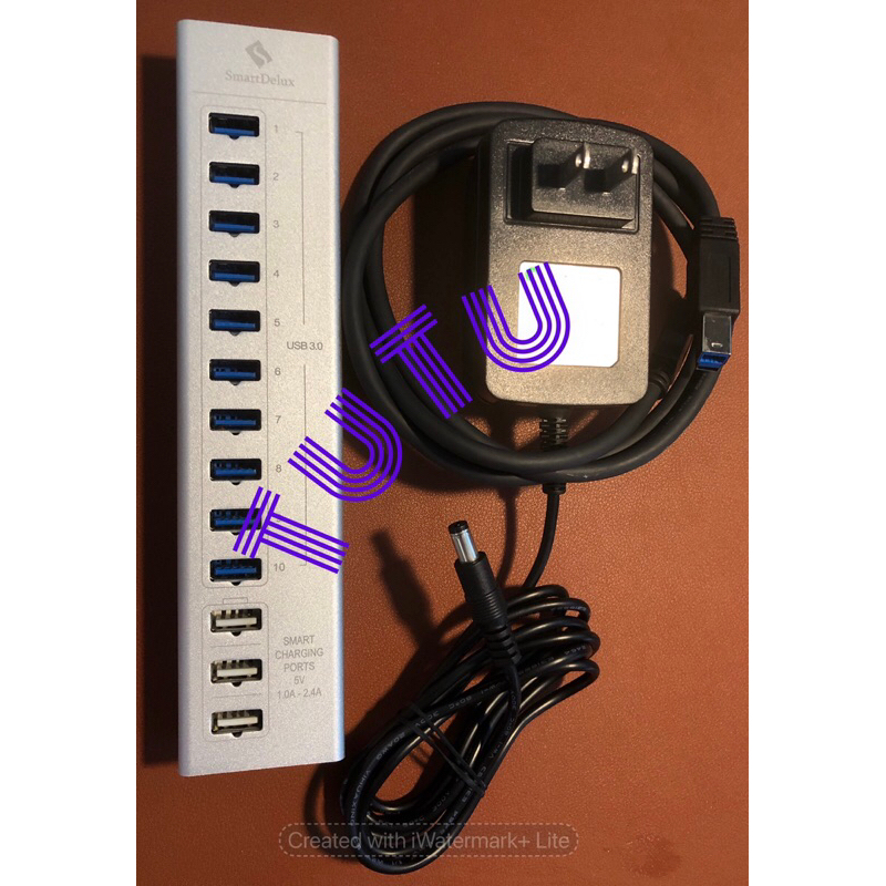 Smart Deluxe 13-Ports Aluminium USB Hub มือสอง สภาพดีมาก | Shopee Thailand