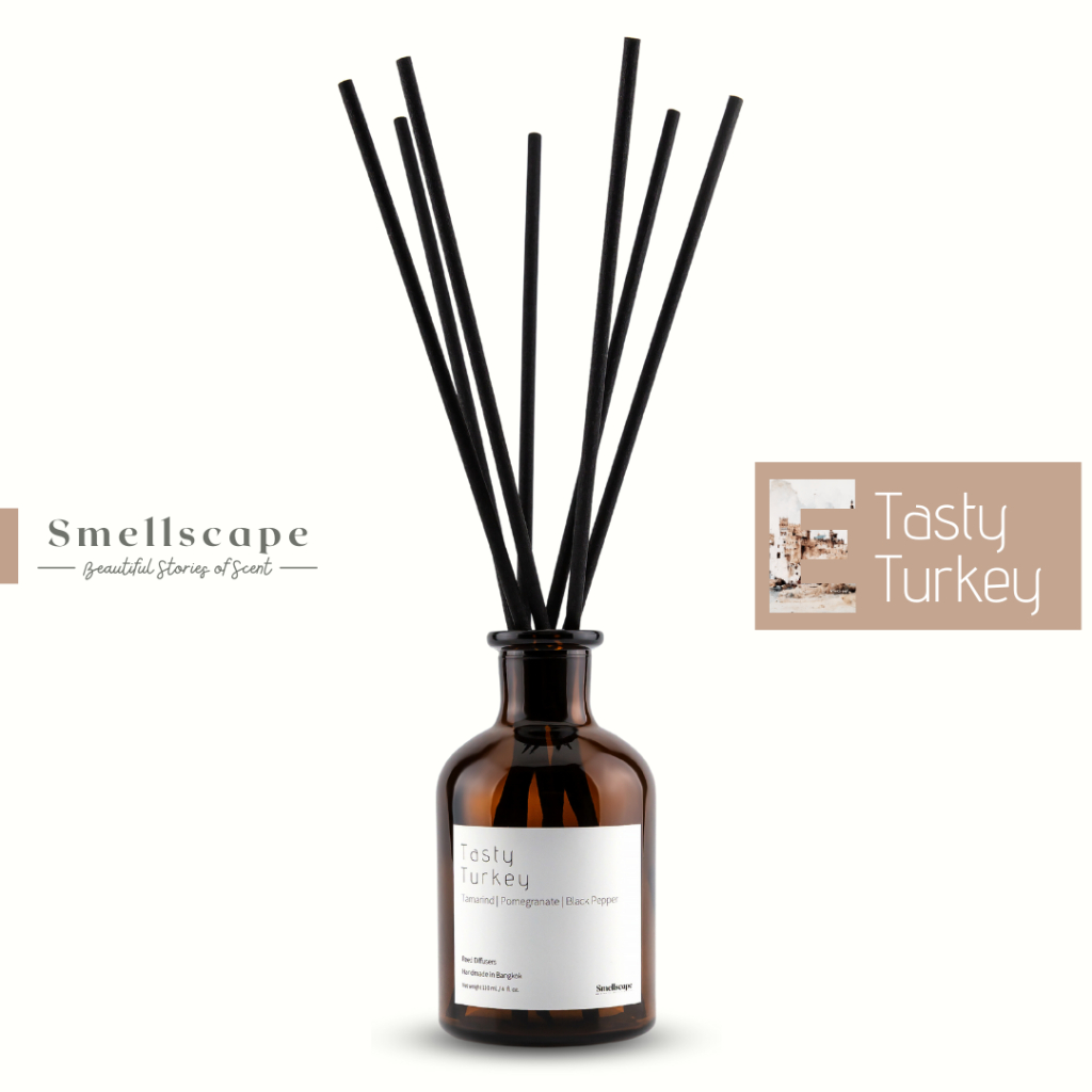 Smellscape 110 ml. ก้านไม้หอมปรับอากาศ กระจายกลิ่น Homemade Reed ...