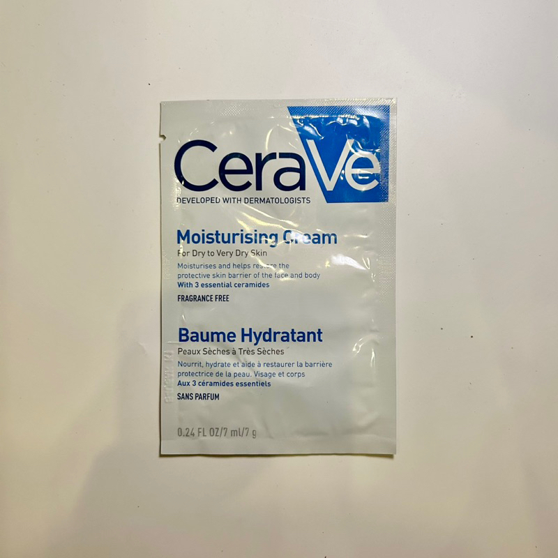 Cerave Moisturising Cream 7 ml. เซราวี ครีม 7 มล. | Shopee Thailand