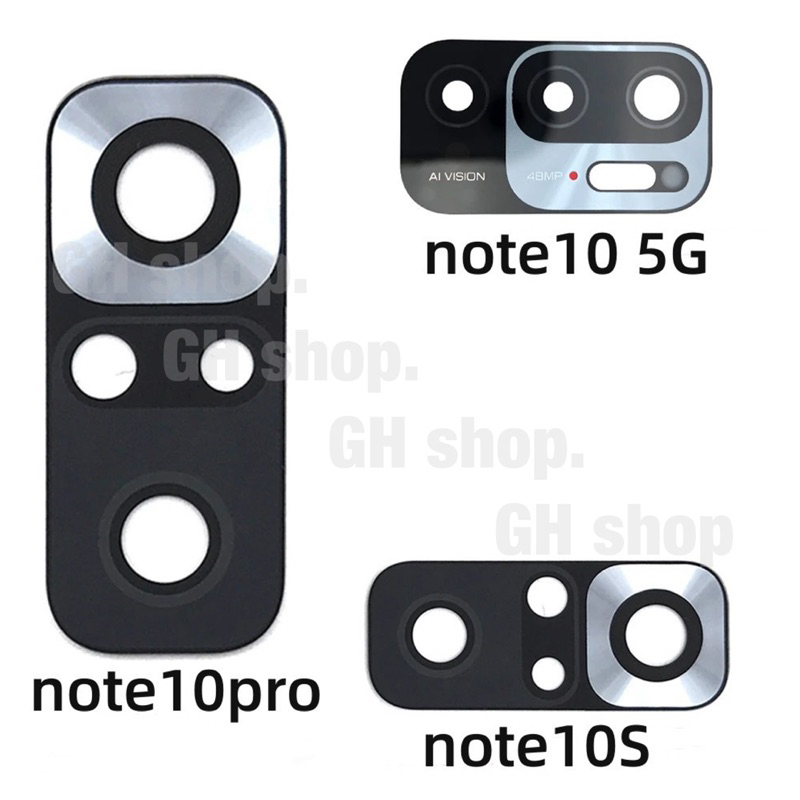 เลนกล้อง กระจกเลนกล้องงานแท้ ใช้สำหรับ Redmi note10(4G)/Note10s,note10(5G),Redmi Note10pro เลนส์ ...
