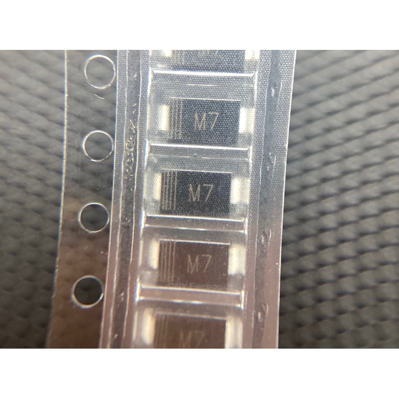 10ชิ้น SMA M7 patch rectifier diode 1N4007 IN4007 (word M7) SMD 1A ...
