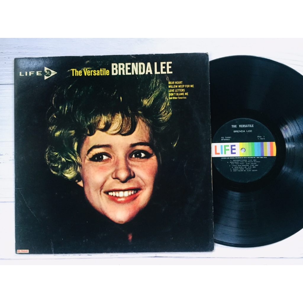 244.แผ่นเสียง - LP Vinyl Record | Branda Lee/ Connie Francis | Shopee ...