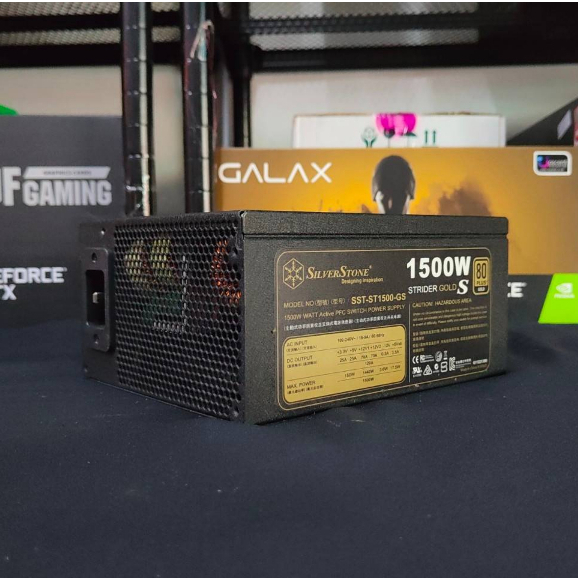 พาวเวอร์ซัพพลาย PSU SilverStone 1500W 80+Gold ประกันJIBถึง 07/2026 ยาวๆ ...