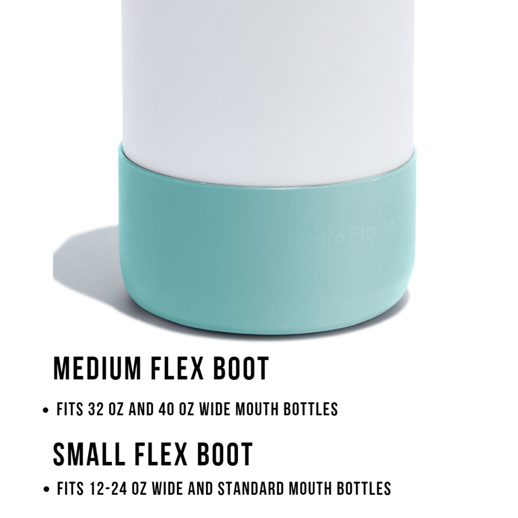 HYDRO FLASK MEDIUM FLEX BOOT ยางรองกันกระแทก SIZE M สำหรับ ขวดน้ำสูญญากาศ รุ่น WIDE MOUTH สำหรับ ...