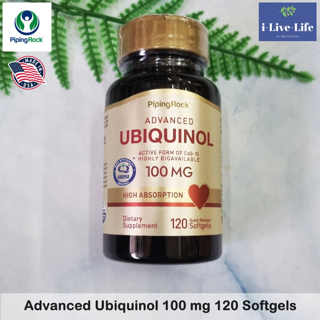 ยูบิควินอล Ubiquinol 100 mg - Piping Rock | Shopee Thailand