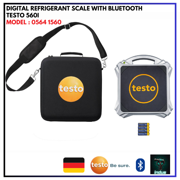 TESTO 560i l Digital refrigerant scale with Bluetooth l Model 0564 1560 ...