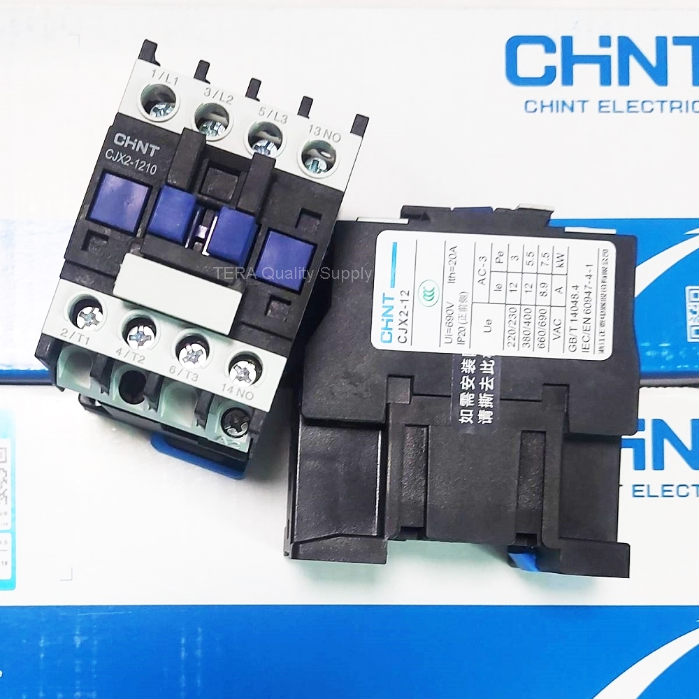 แมกเนติก คอนแทคเตอร์ CHNT CJX2 1210 1810 2510 AC Magnetic Contactor Relay | Shopee Thailand