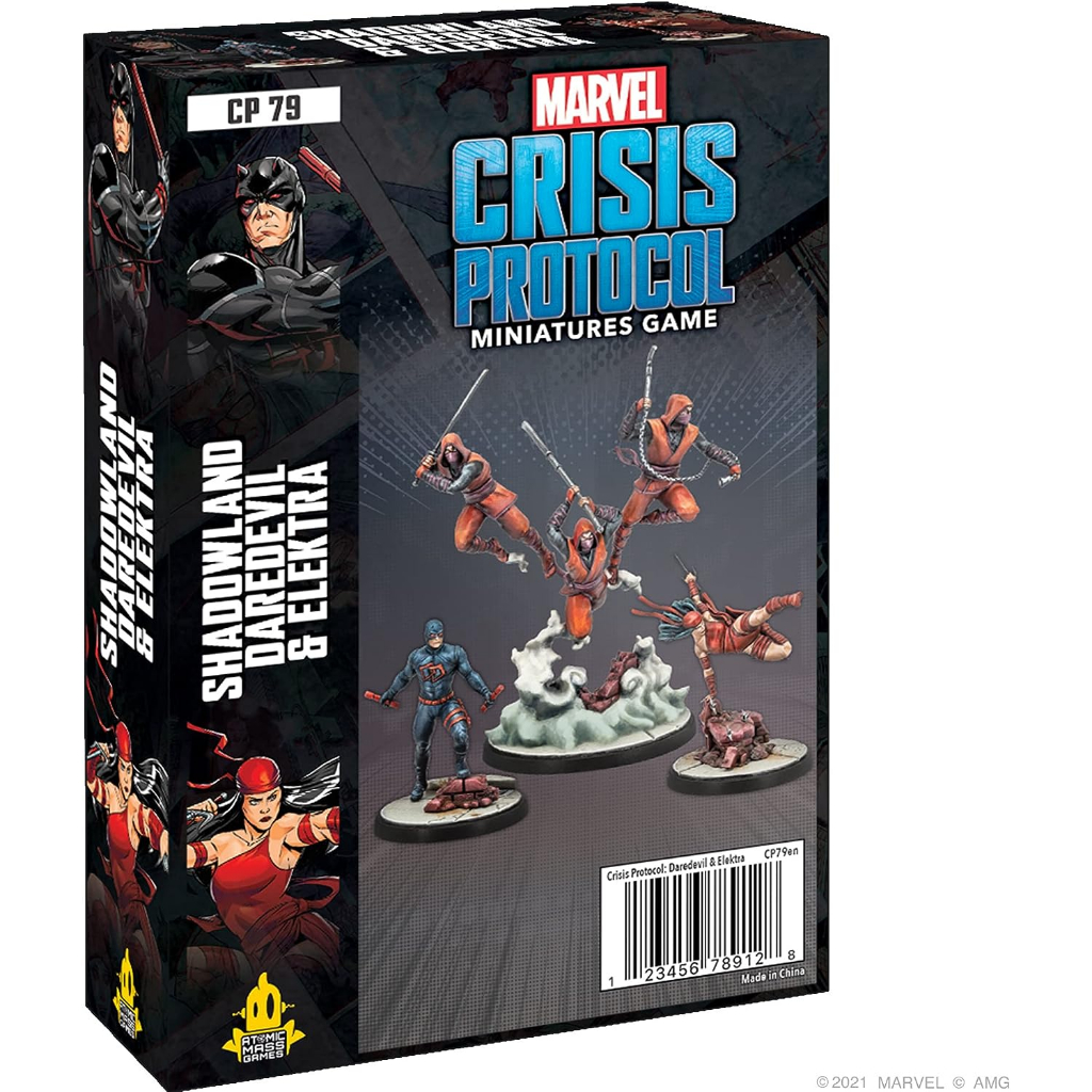 Marvel Crisis Protocol Shadowland Daredevil & Elektra | Shopee Thailand