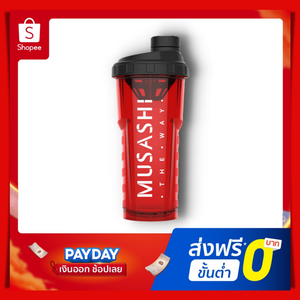 Musashi Alpha Shaker มูซาชิ แก้วเชคเกอร์ ขนาด 750ml | Shopee Thailand