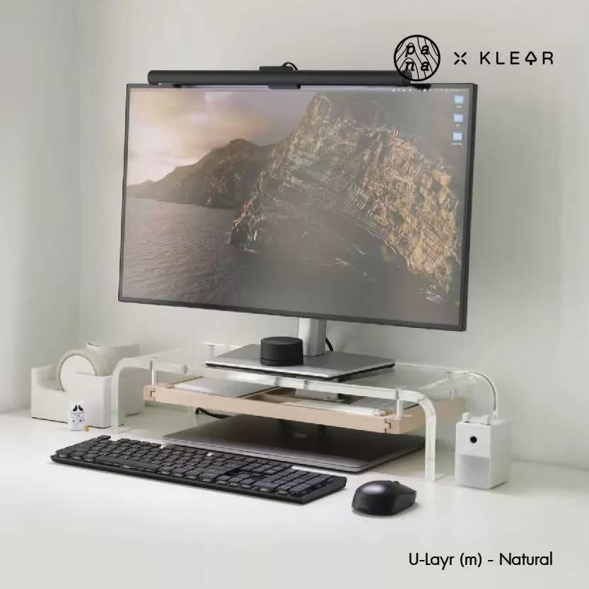 Klearobject U-Layr ชั้นวางคอมพิวเตอร์ ชั้นวางจอคอมพิวเตอร์ PC ที่วางจอคอมพิวเตอร์ ที่วางจอ ชั้น ...
