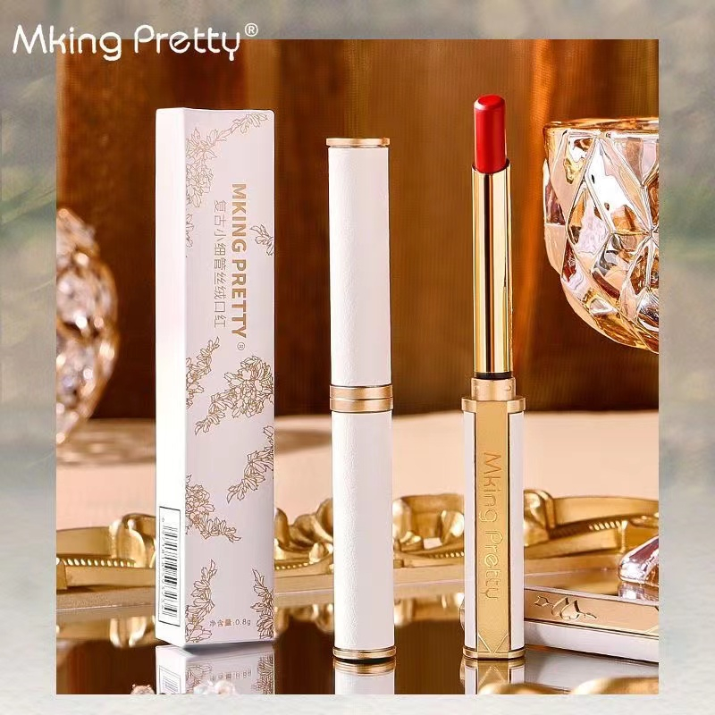 ลิปสติกลิปMKING PRETTY ลิปกลอสลิปสติกหนัง | Shopee Thailand