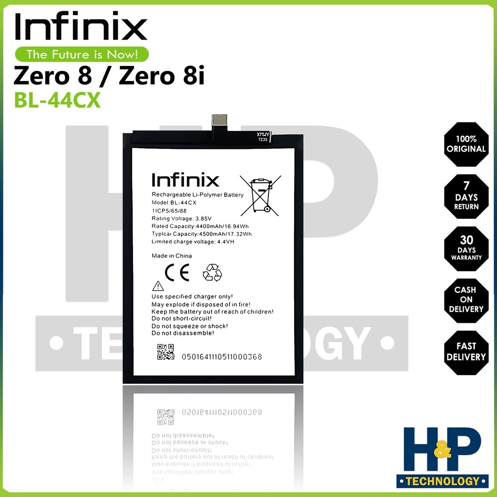 แบตเตอรี่แท้ ของ Infinix Zero 5G Zero 8i Zero 8 ตัวแบตมีประกันศูนย์ไทย ...