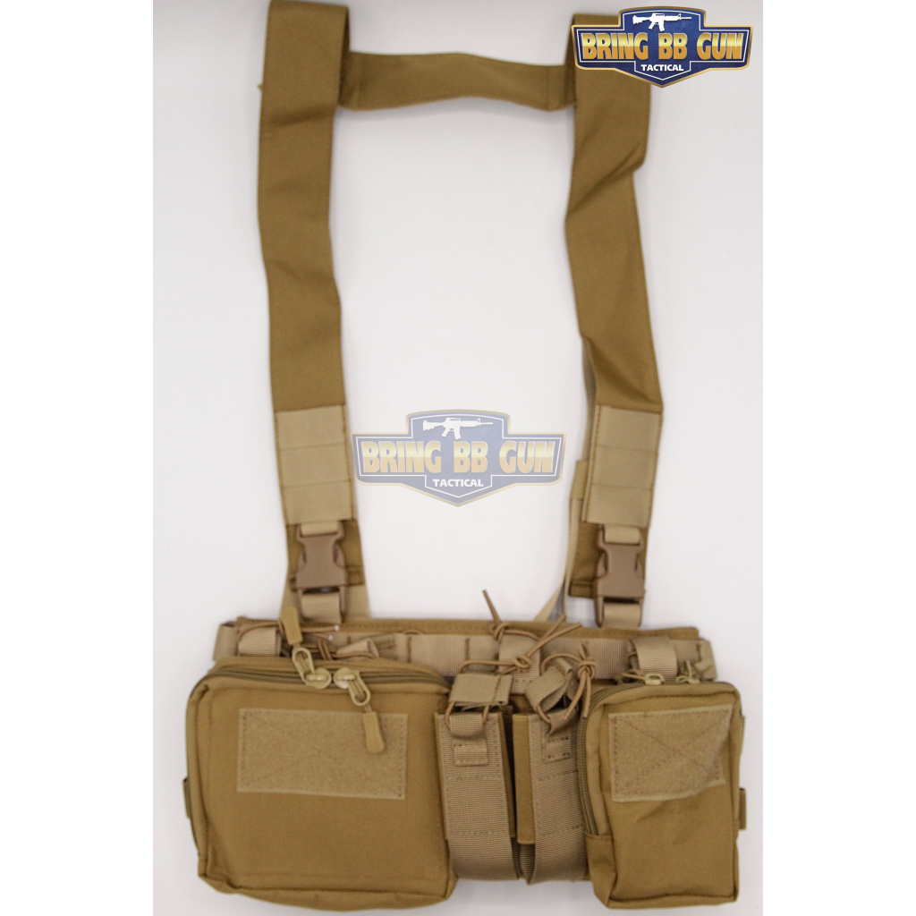 M4 Chest Rig สายโยงบ่า คุณสมบัติ : #ผลิตจากผ้า 500D #มีช่องใส่แมกยาว ...