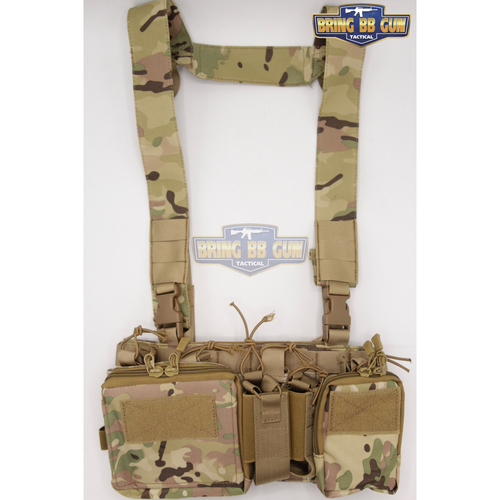 M4 Chest Rig สายโยงบ่า คุณสมบัติ : #ผลิตจากผ้า 500D #มีช่องใส่แมกยาว ...