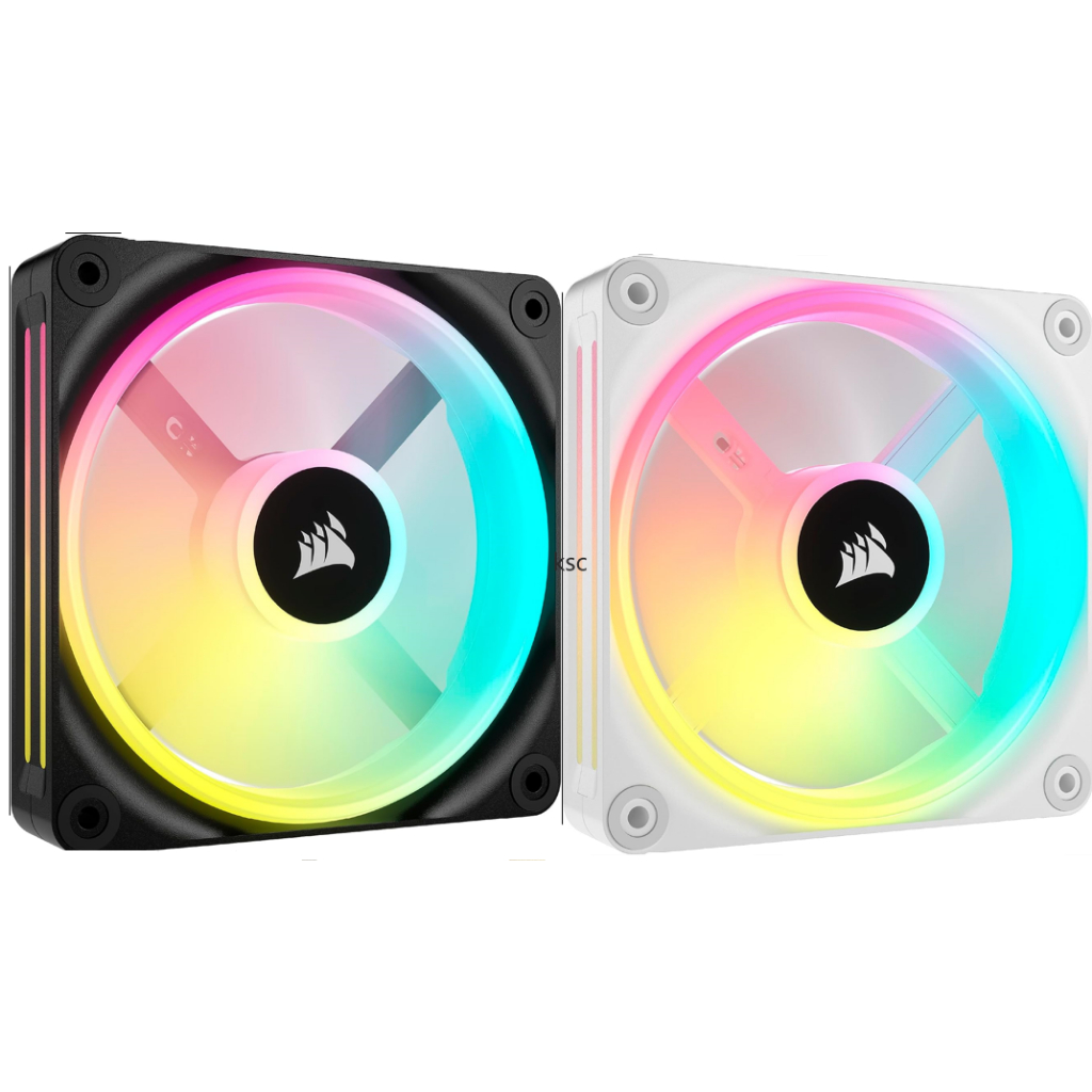 Corsair iCUE LINK QX120 RGB 120mm Magnetic RGB Fans - Triple Fan with ...
