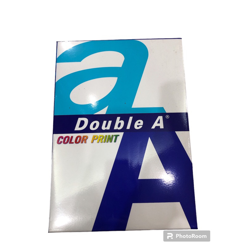 กระดาษถ่ายเอกสาร Double A Color Print ขนาด A4 หนา 90 แกรม Double A ดับ ...