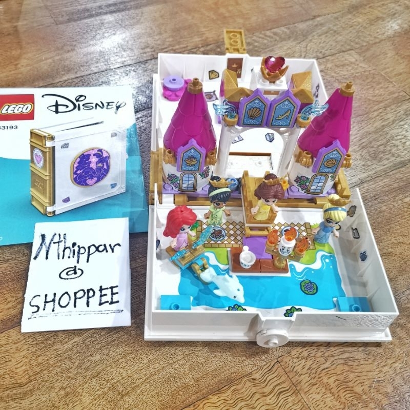 ขาย Lego Disney Ariel Belle Cinderella Tiana's Storybook Adventures ...