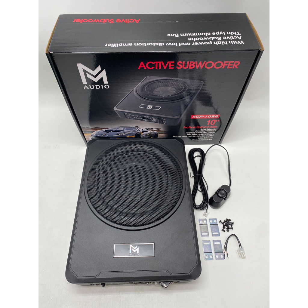 SUBBOX BASSBOX ยี่ห้อ M Audio XGP-1058 Active Subwoofer เบสบ็อค 10 นิ้ว กำลังขับ 200Watts. RMS ...