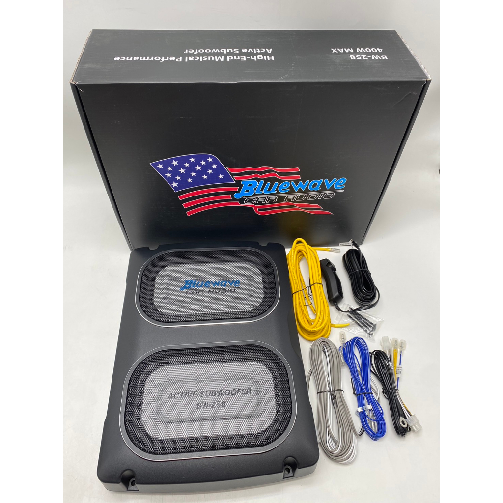 SUBBOX BassBox 8 นิ้ว(2ดอก) ยี่ห้อ BlueWave รุ่น BW-258 400 Watt MAX | Shopee Thailand