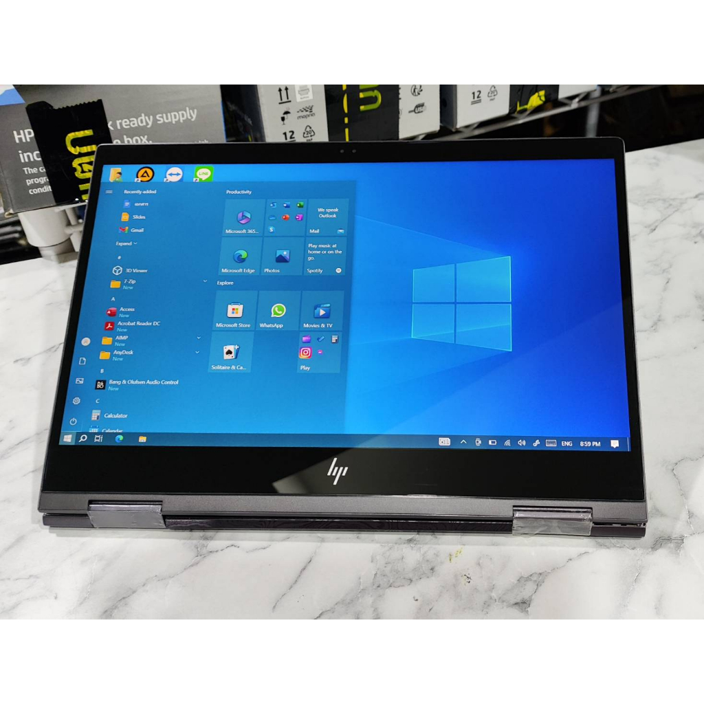 Hp X360 AMD Ryzen 7 2700U RAM 8 GB SSD 256 GB 13.3" FHD ทัชสกรีน ...