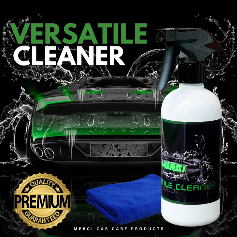 น้ำยาขจัดคราบเอนกประสงค์ (Merci Versatile Cleaner) แถมฟรี ผ้าไมโครไฟ ...