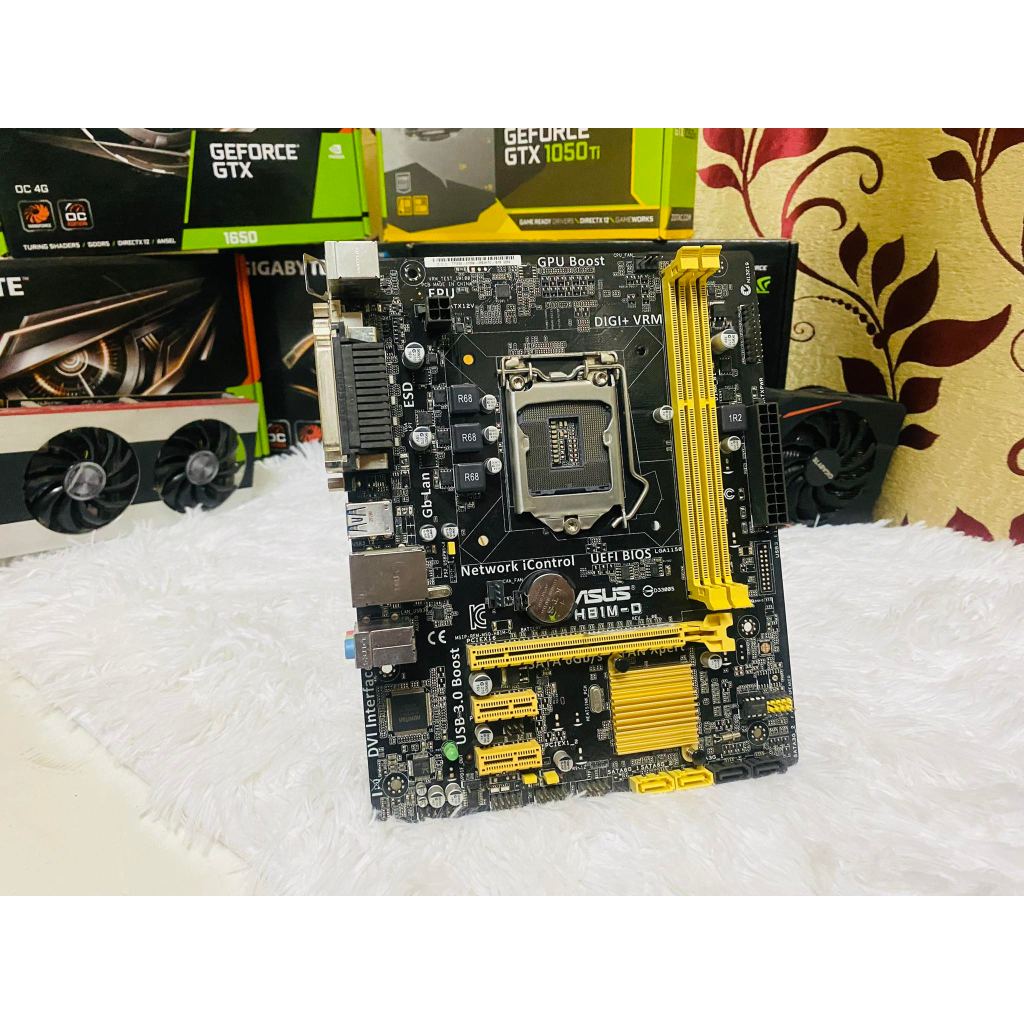 เมนบอร์ด มือสอง H81 B85 H87 H97 Z87 Z97 สภาพสวย พร้อมใช้งาน สำหรับ intel gen 4 LGA1150 อ่านรายละ ...