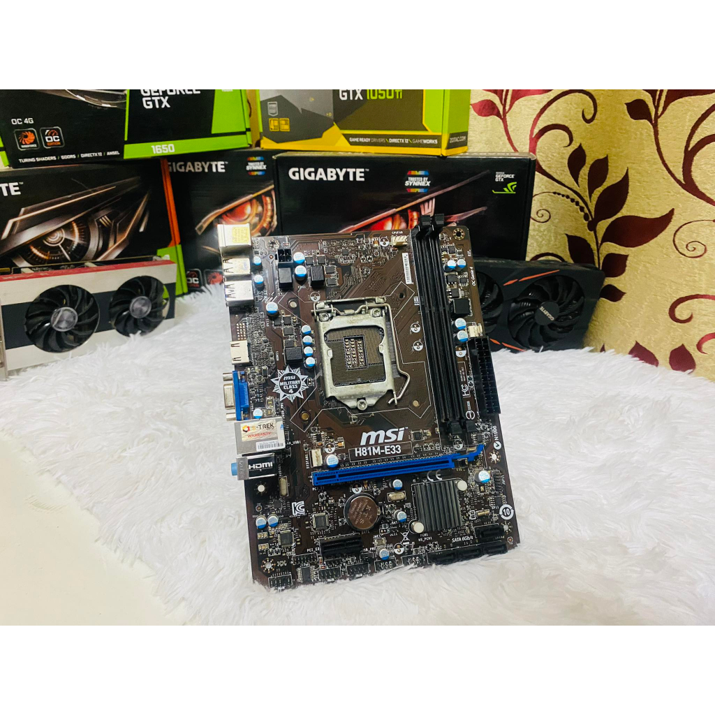 เมนบอร์ด มือสอง H81 B85 H87 H97 Z87 Z97 สภาพสวย พร้อมใช้งาน สำหรับ intel gen 4 LGA1150 อ่านรายละ ...