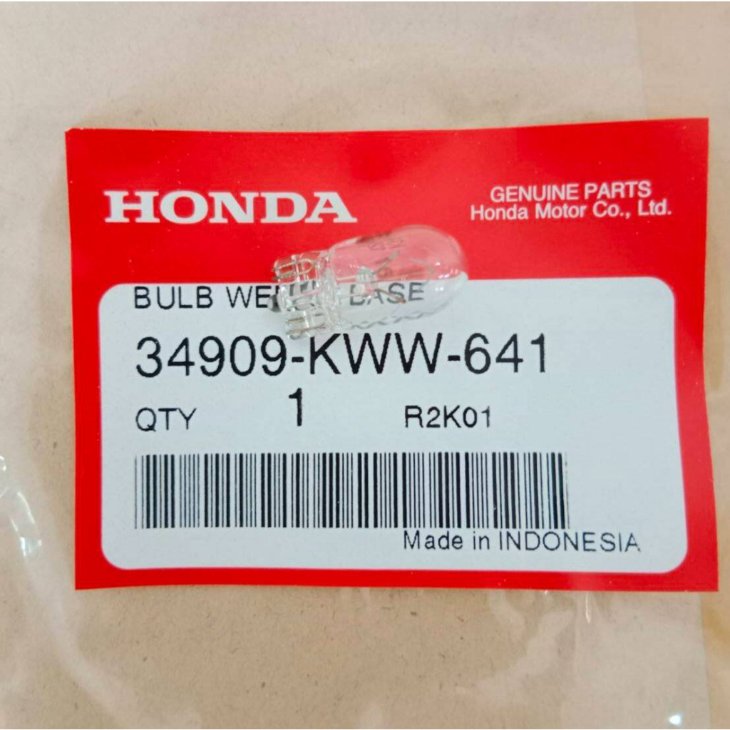 หลอดไฟเรือนไมล์/หลอดไฟหรี่ Honda แท้ศูนย์ | Shopee Thailand