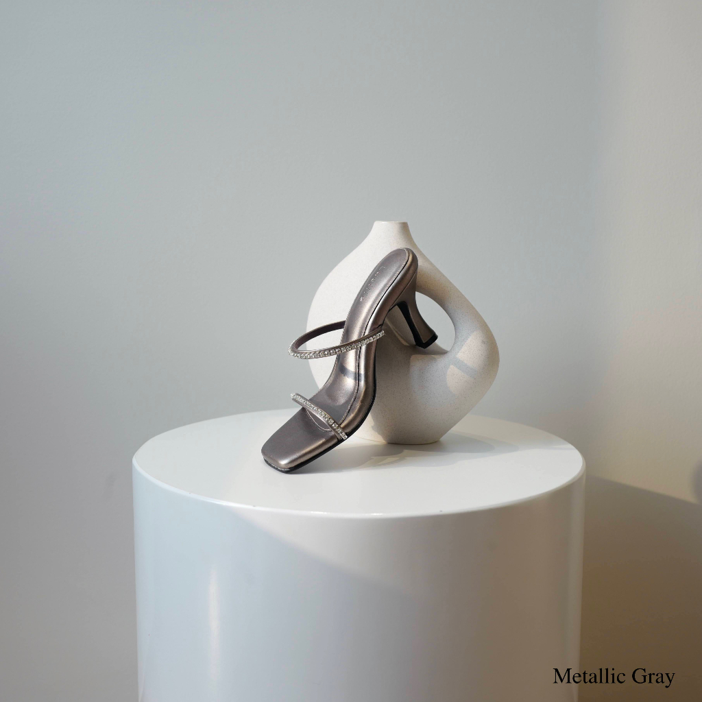 ELLIS crystal : heels รองเท้าส้นสูง 3" ประดับคริสตัล (มีไซส์ 34-42 ...