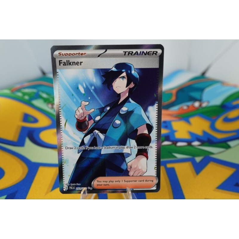 Pokemon Card "Falkner Trainer 251/193" ENG Paldea Evolved | Shopee Thailand