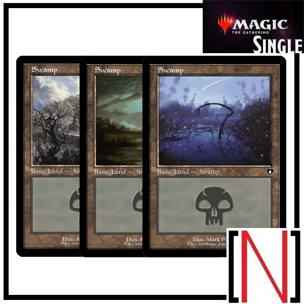 [MTG][Single][CMM] Swamp ระดับ Basic Land [ภาษาอังกฤษ] | Shopee Thailand
