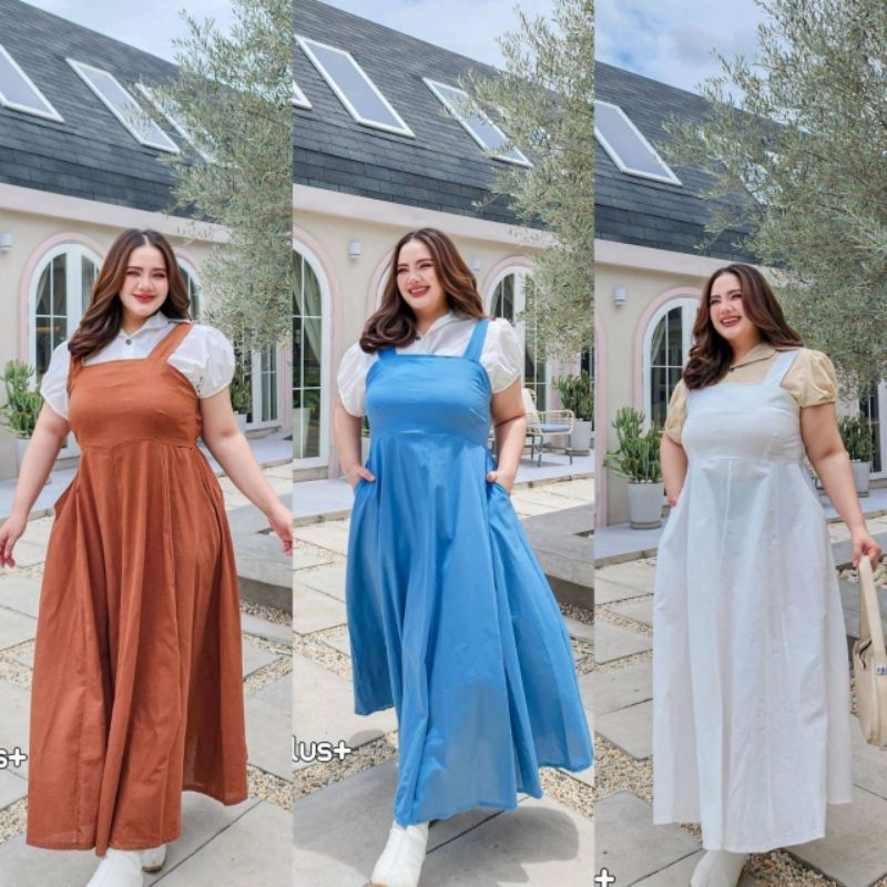 Anna plus คุ้มมากๆ ชุดเดรส+เสื้อแขนสั้น | Shopee Thailand