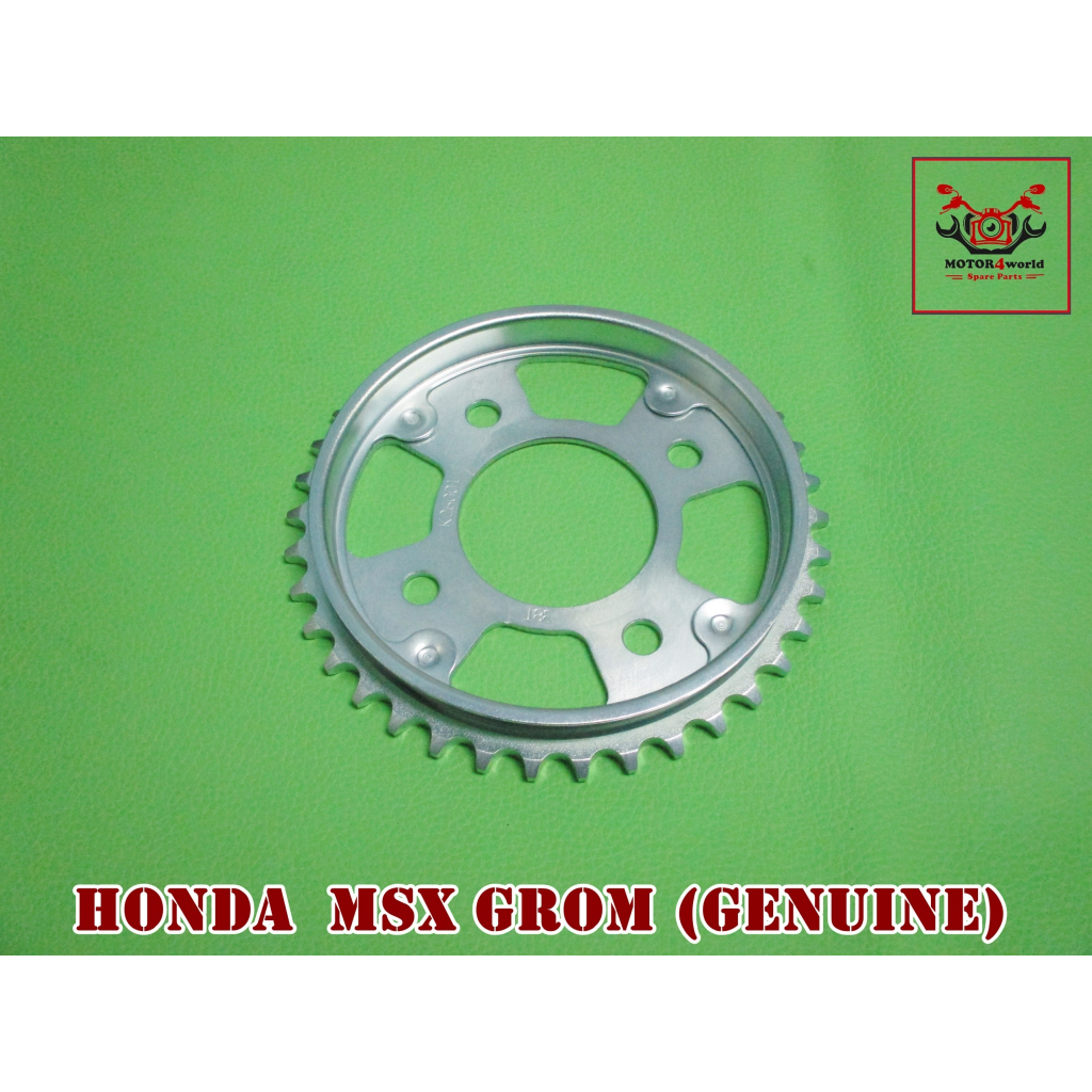 ''REAR (38T) SPROCKET'' Fit For HONDA MSX GROM (GENUINE PARTS) // สเตอร ...