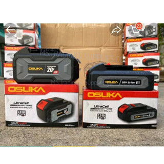แบตเตอรี่เครื่องตัดหญ้า OSUKA 20V 4Ah แบตเตอรี่ OSUKA รุ่น OSCB-204 ความจุ 4.0AH 20V LITHIUM-ION ...