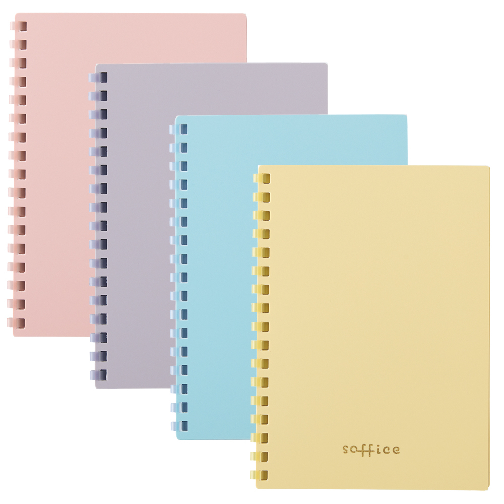 LIHIT Soffice Soft Ring Note A6 (สมุดโน๊ตห่วงนิ่ม) N-3101 | Shopee Thailand