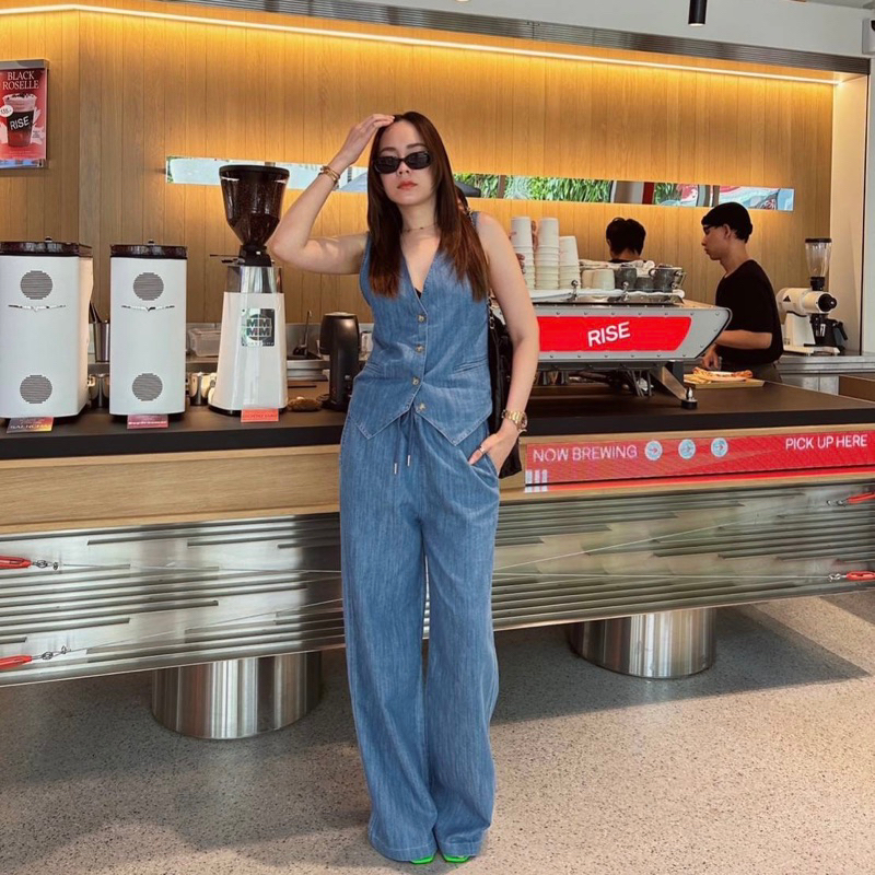 ชุดเซ็ทยีนส์สุดคลาสสิค TShop | Shopee Thailand