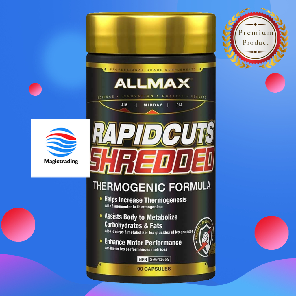 ALLMAX, Rapidcuts Shredded, Thermogenic Formula / 90 Capsules | Shopee Thailand