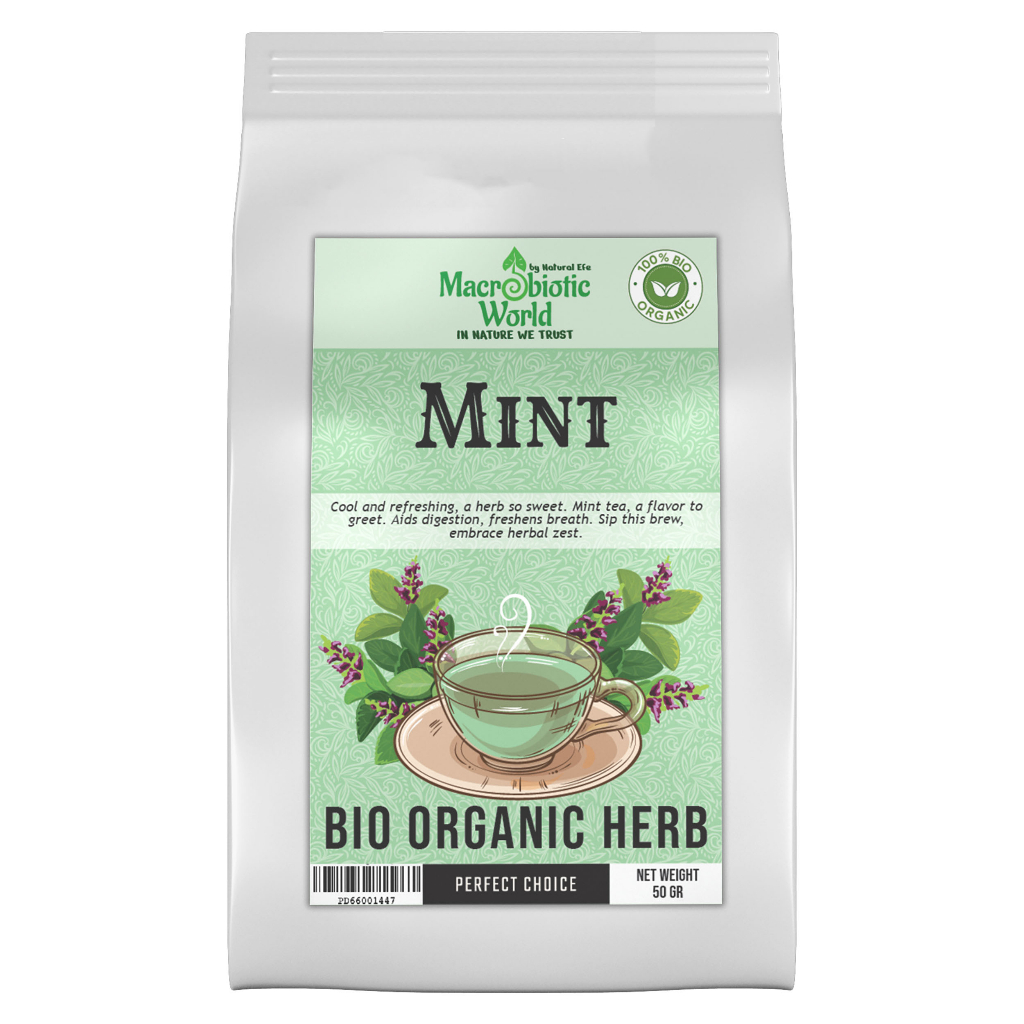 Organic/Bio Mint Herb Tea | ชามินต์ 50g | Shopee Thailand