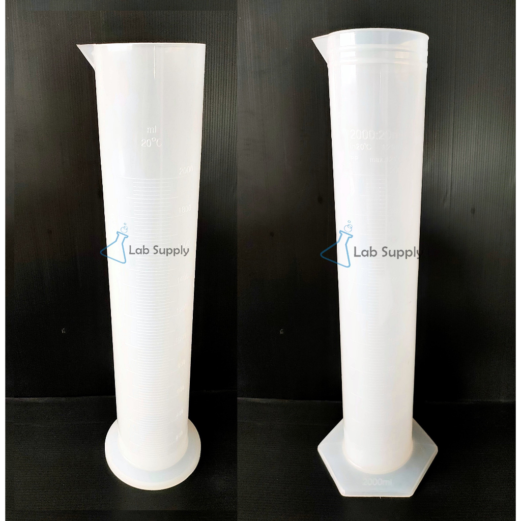 No Brand_Measuring Cylinder(PP)(Plastic), Hexagonal Base, Round Base ...