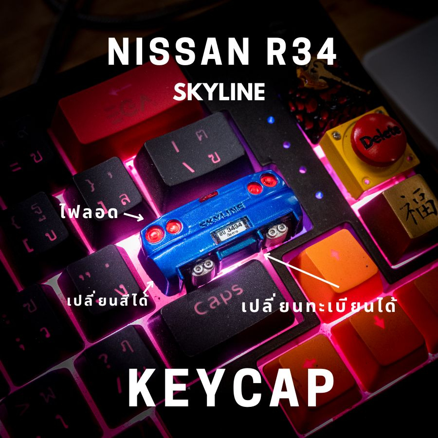 ส่งฟรี Artisan keycap R34 | Shopee Thailand