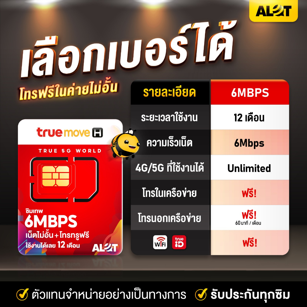 Sim True 6mbps 🛒ส่งฟรี ชุด1 ซิมเทพทรู Simเทพ ซิม ทรู 6เม็ก ไม่ลดสปีด เน็ตไม่อั้น ซิมรายปี ซิมท ...