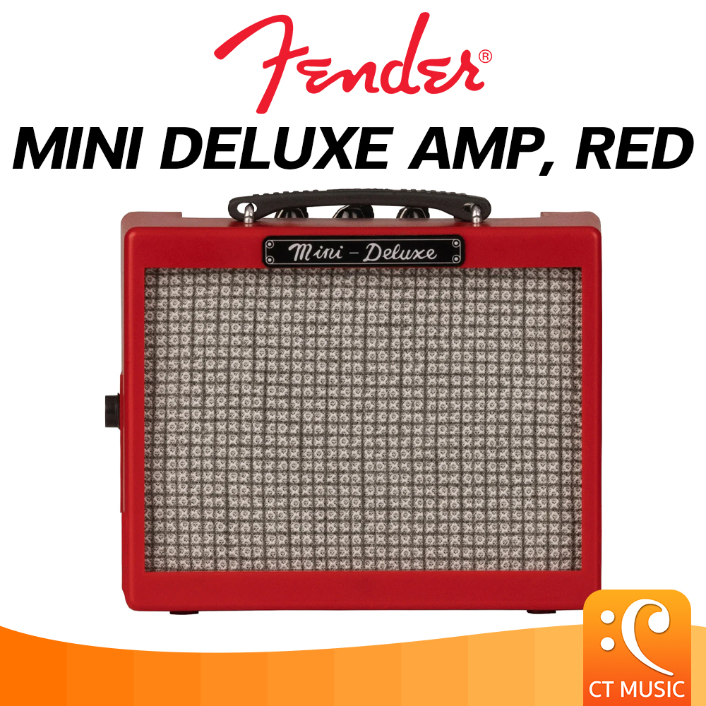 Fender Mini Deluxe Amp Red แอมป์กีตาร์ | Shopee Thailand