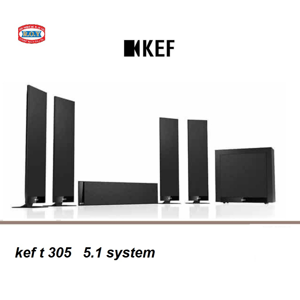 KEF T 305 Slim profile full-sized 5.1 T301 T301 T301C T2 Home Theatre ...