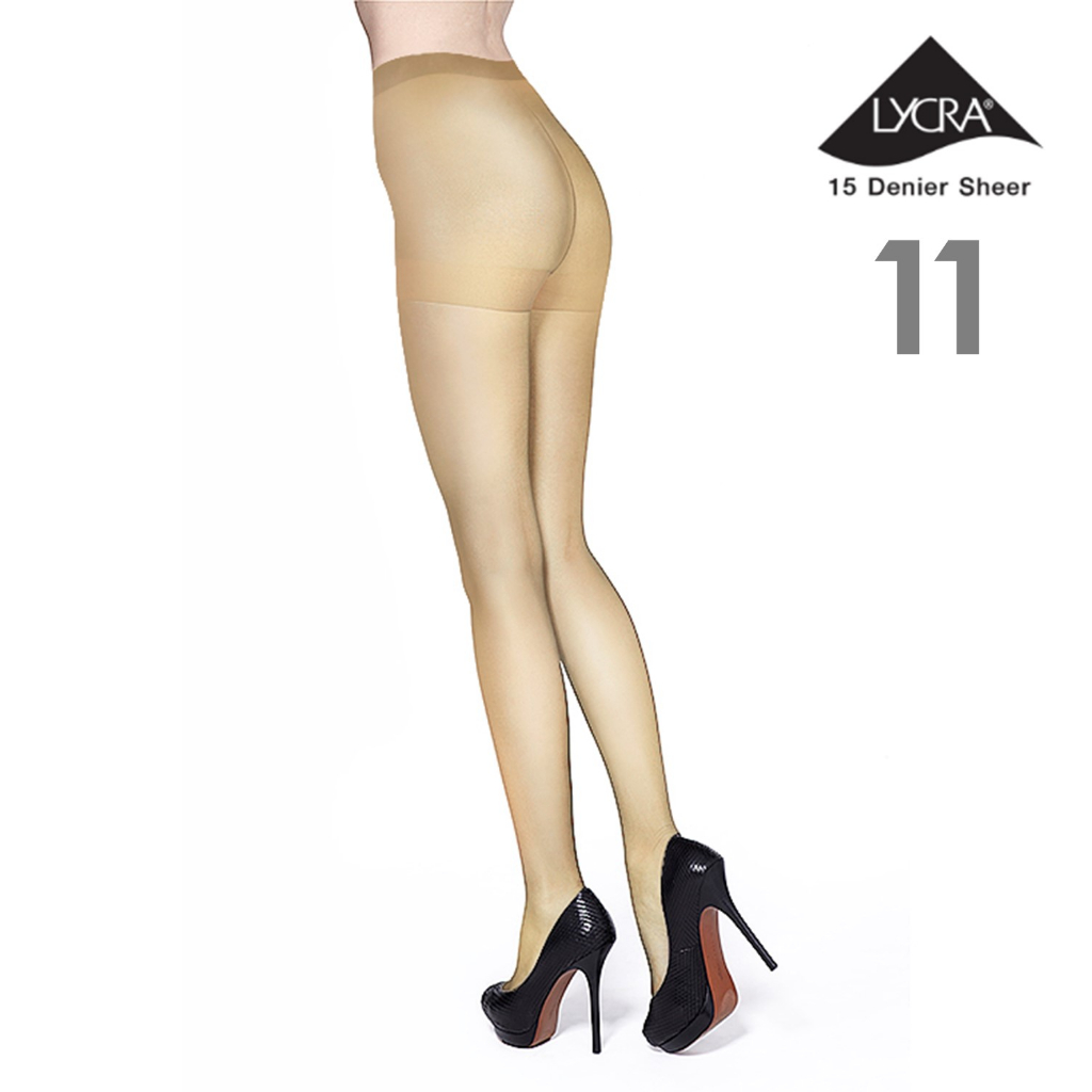 Cherilon ถุงน่อง เชอรีล่อน เนื้อลินินเชียร์ซัพพอร์ท ผสม Lycra กระชับ เนียนบาง ขาเรียวสวย สีเนื้อ ...