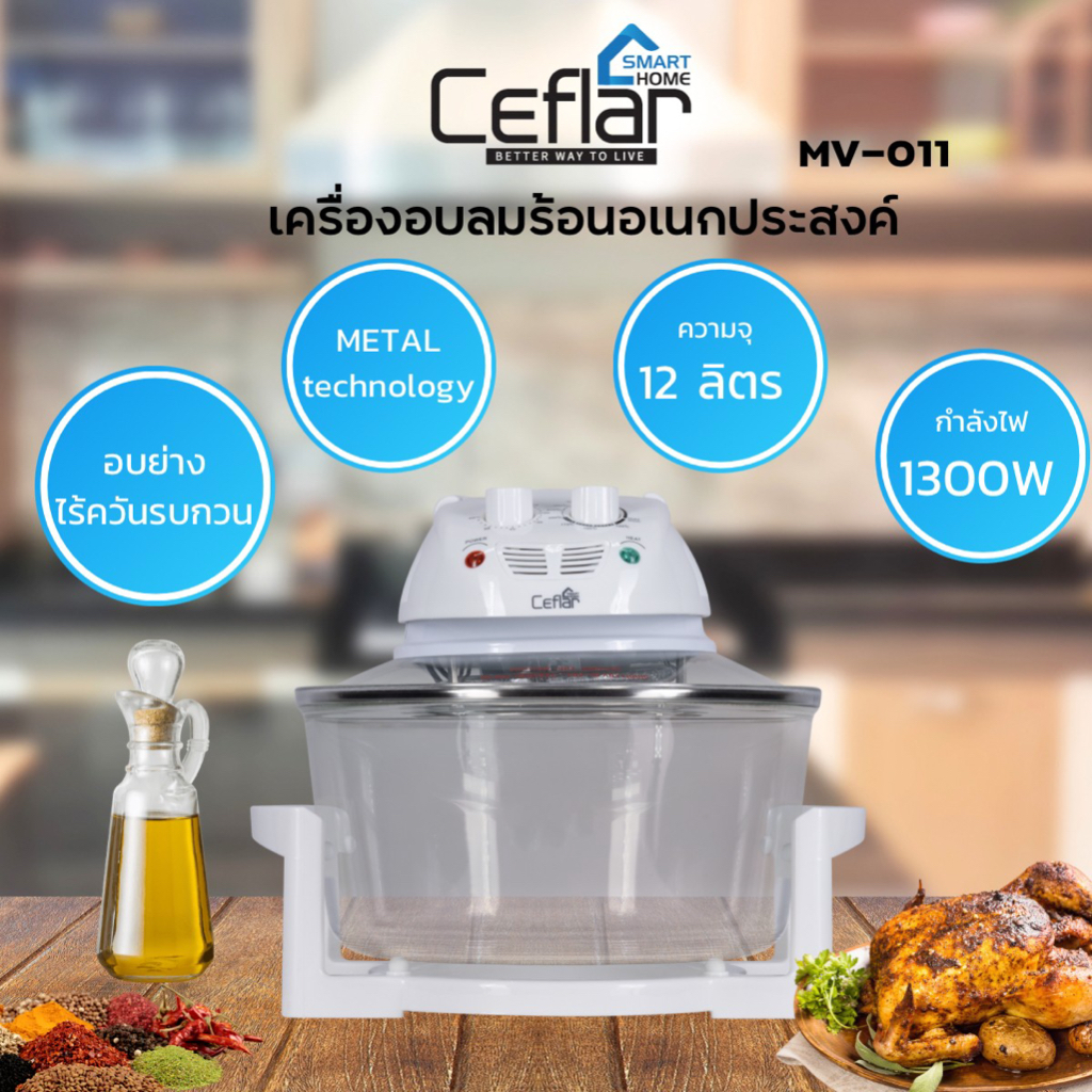 Ceflar เครื่องอบลมร้อน อเนกประสงค์ รุ่น MV-011 | Shopee Thailand