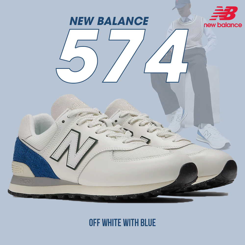 New Balance รองเท้าผ้าใบ รองเท้าแฟชั่น NB UX 574 LFSTY U574UI2 WHBL ...