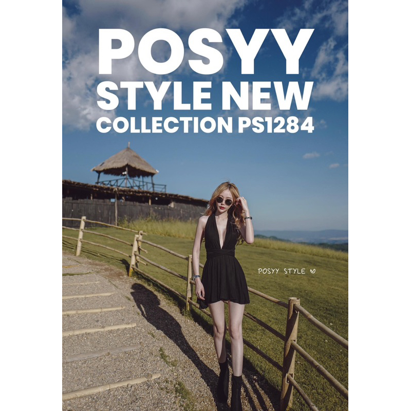 possy ชุดเดรสสีดำเรยอน | Shopee Thailand