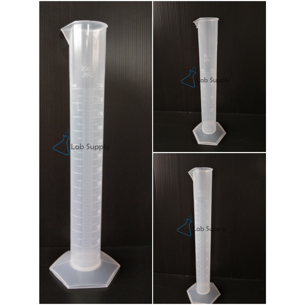 Polylab_Measuring Cylinder (PP) (Plastic), Hexagonal Base กระบอกตวง ...