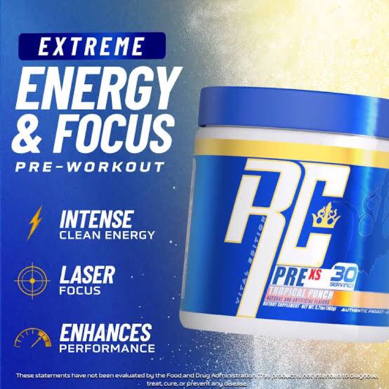 RC ronnie Coleman's pre xs pre-workout 30servings | Shopee Thailand