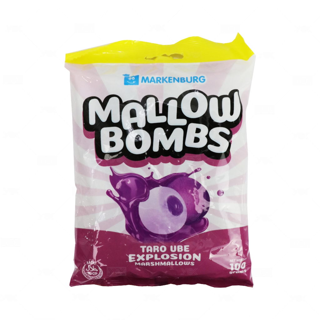 มาร์ชแมลโลว์ สอดไส้ครีมกลิ่นมันเทศ mallow bombs 100g. หยกออนไลน์ ...